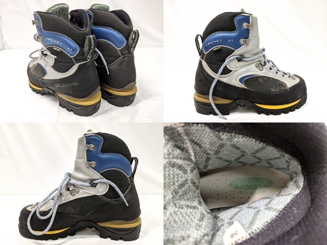 【傷や汚れあり】C52 登山靴 トレッキングシューズ SCARPA スカルパ FRENEY XT シルバー×ブラック サイズ：38(約24 ...