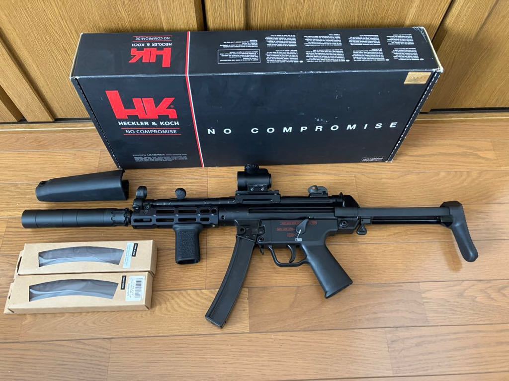 【目立った傷や汚れなし】ほぼ新品 VFC / umarex HK MP5A5 Gen2 GBB jp ver MWハンドカード RGW サプ 予備マグ2本付 mp5 次世代 Gen.2 A5 ...