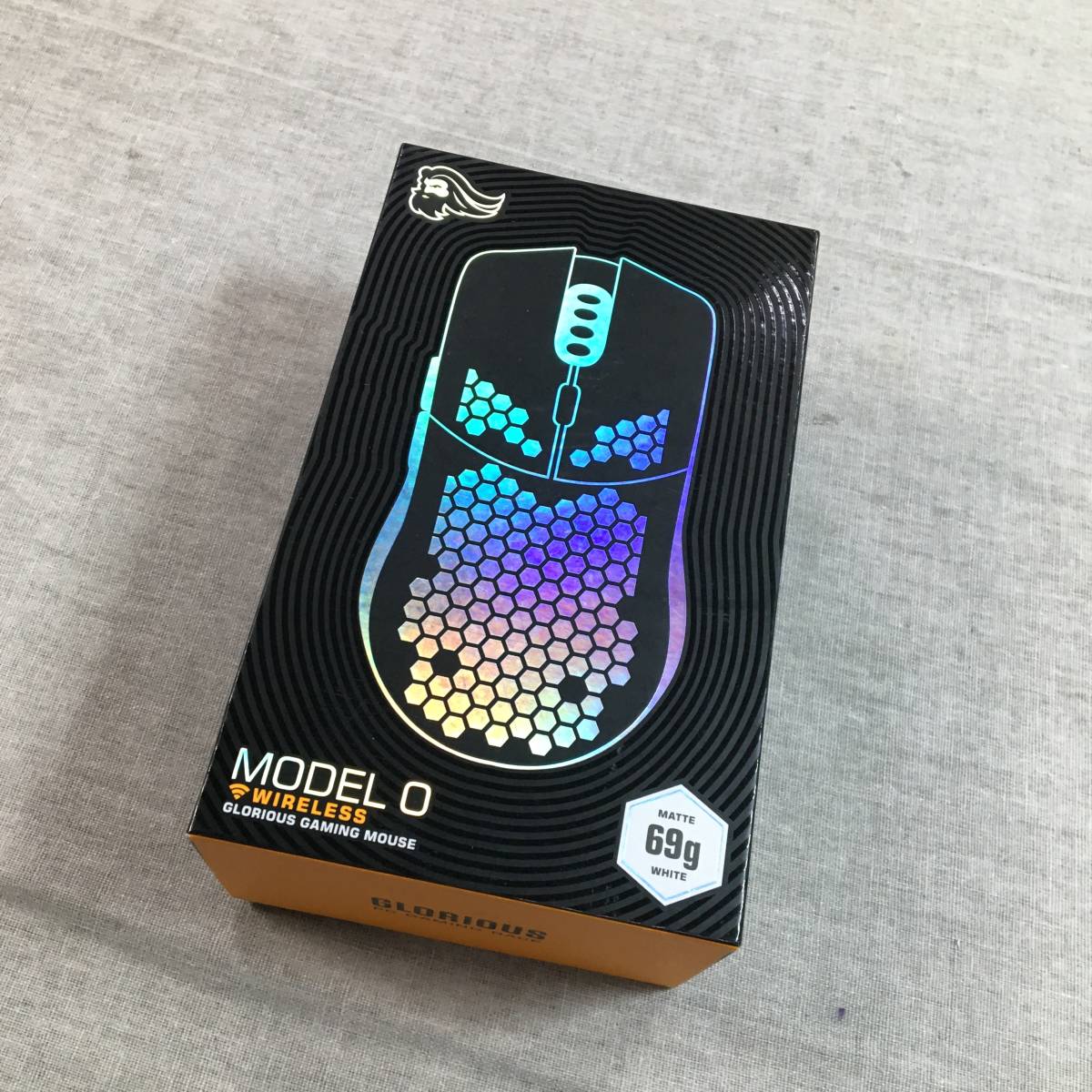 【目立った傷や汚れなし】現状品 Glorious ワイヤレスゲーミングマウス Model O Wireless MatteWhite GLO ...