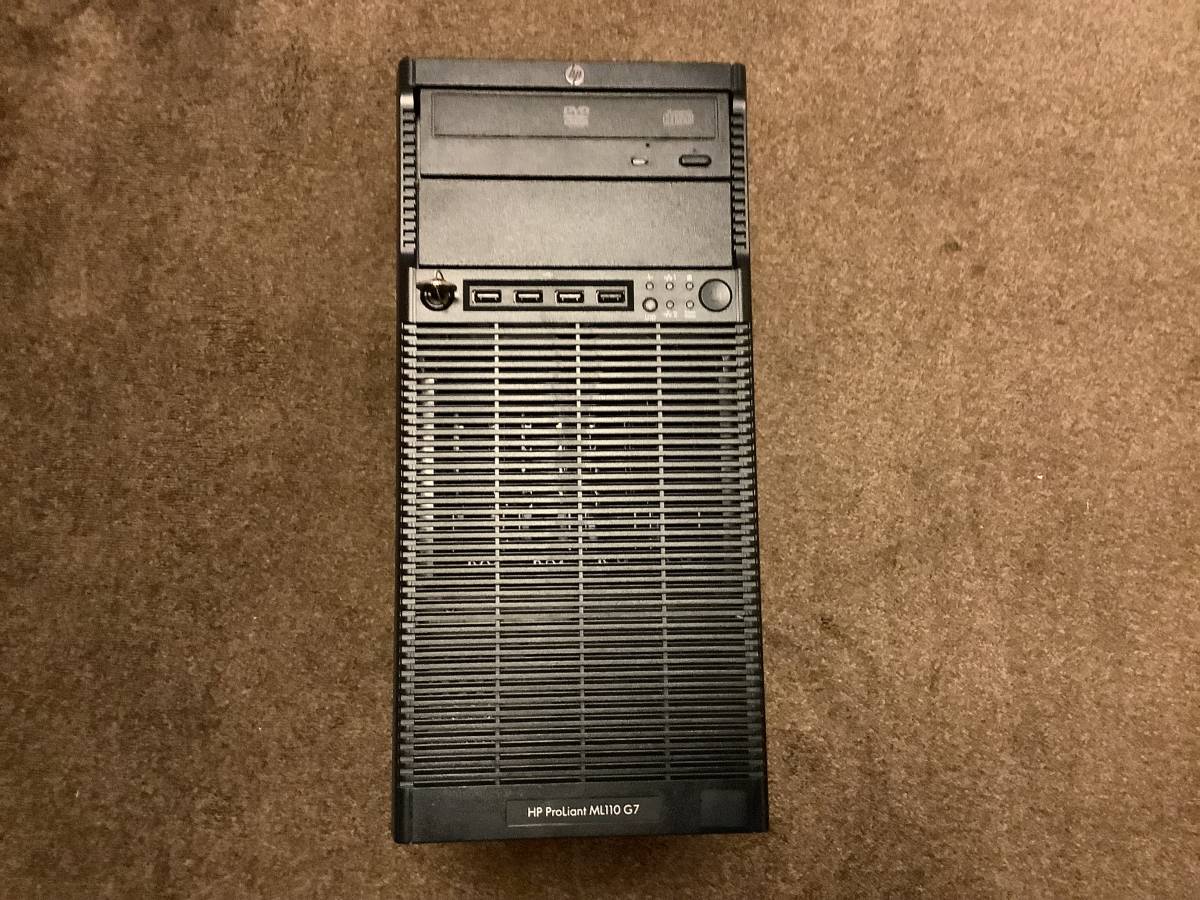 【やや傷や汚れあり】HP ProLiant ML110 G7 Core i3-2120 3.3GHz/4G/320G/DVD-ROM ...