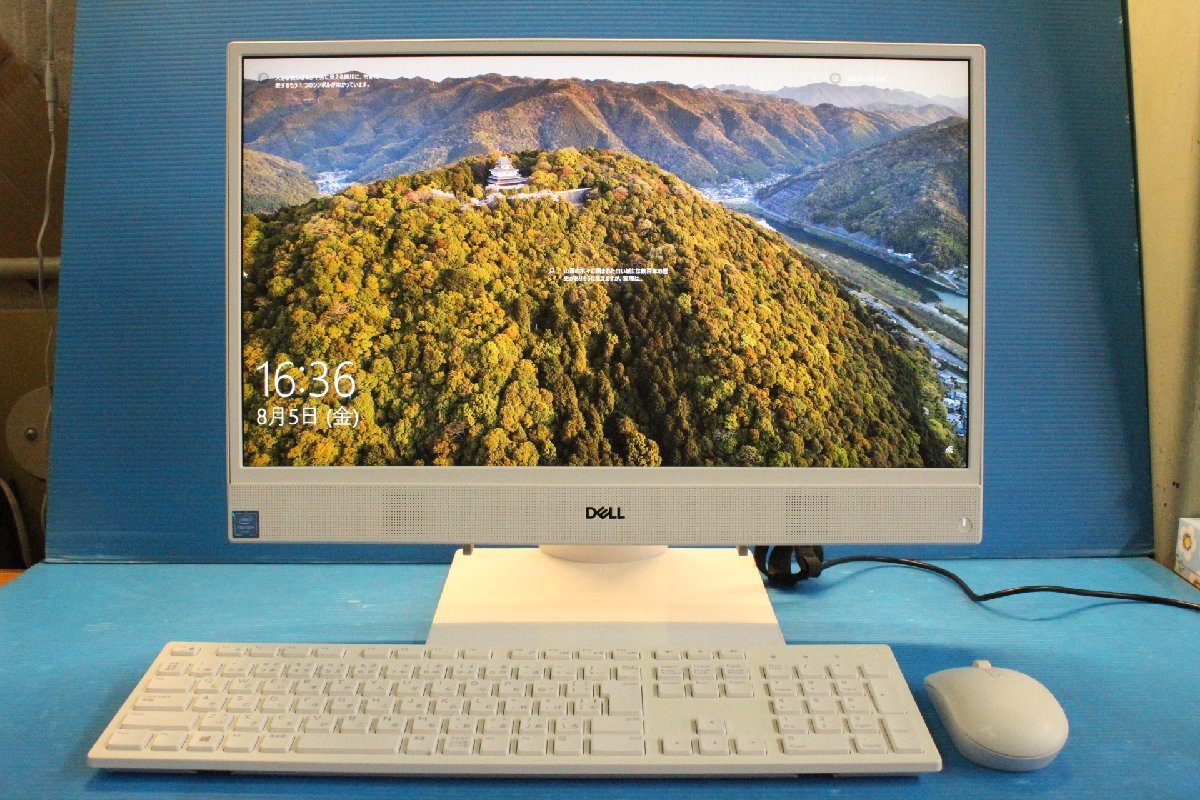 【目立った傷や汚れなし】一体型PC DELL Inspiron 22 3277 / Pentium 4415U 2.3GHz / メモリ 4GB / HDD 1TB / Win10セットアップ ...