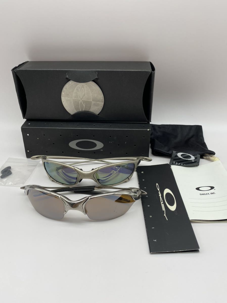 【傷や汚れあり】OAKLEY JULIET , Oakley Romeo ll まとめ ランニング サングラス ( ジャンク) METAL の ...