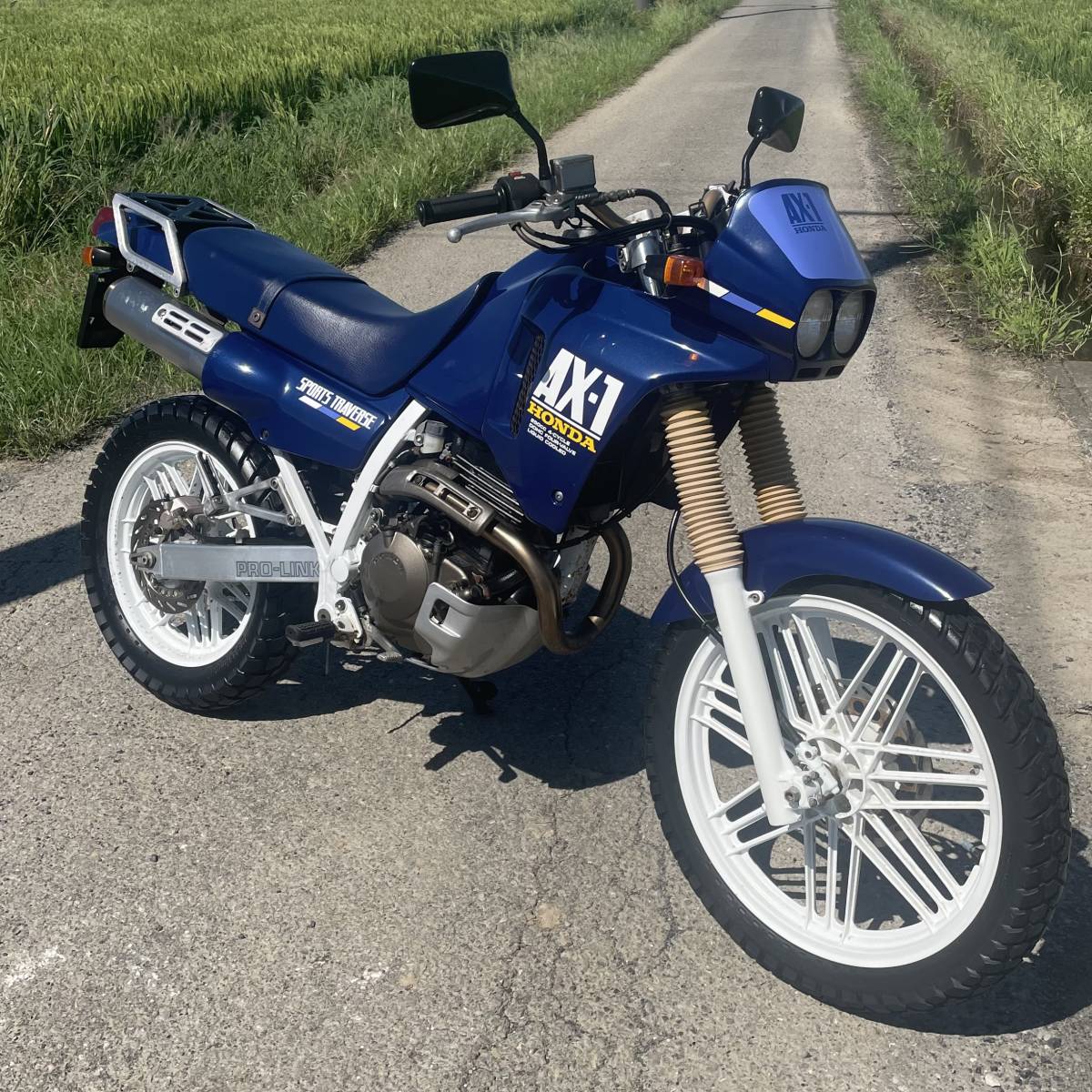 【傷や汚れあり】ホンダ AX-1 好調 実動 希少 ヤマハスズキカワサキ検)XR DT TDR XL TL YZ FTR KDX KLX WR ...