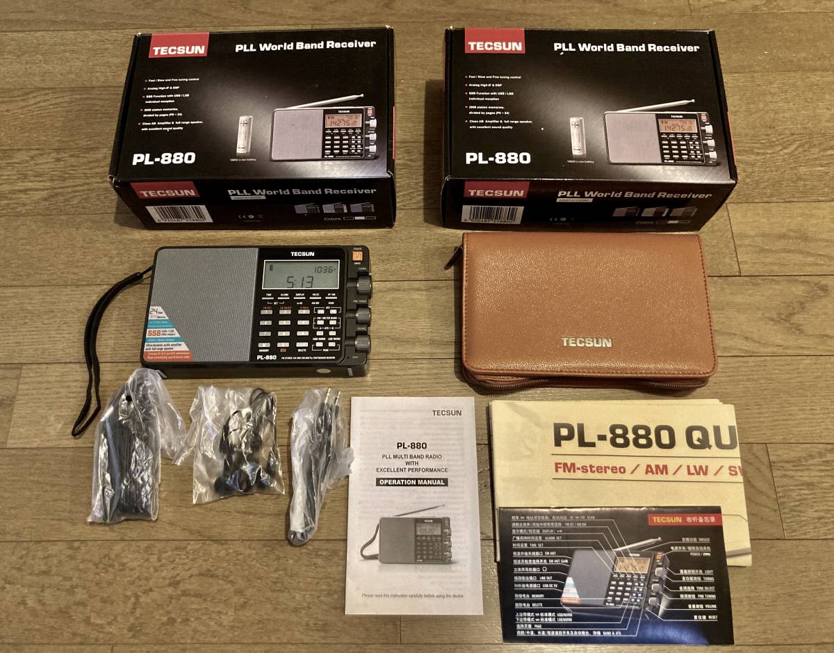 【目立った傷や汚れなし】TECSUN DSP受信機 PL-880＋ループアンテナの落札情報詳細 - ヤフオク落札価格検索 オークフリー