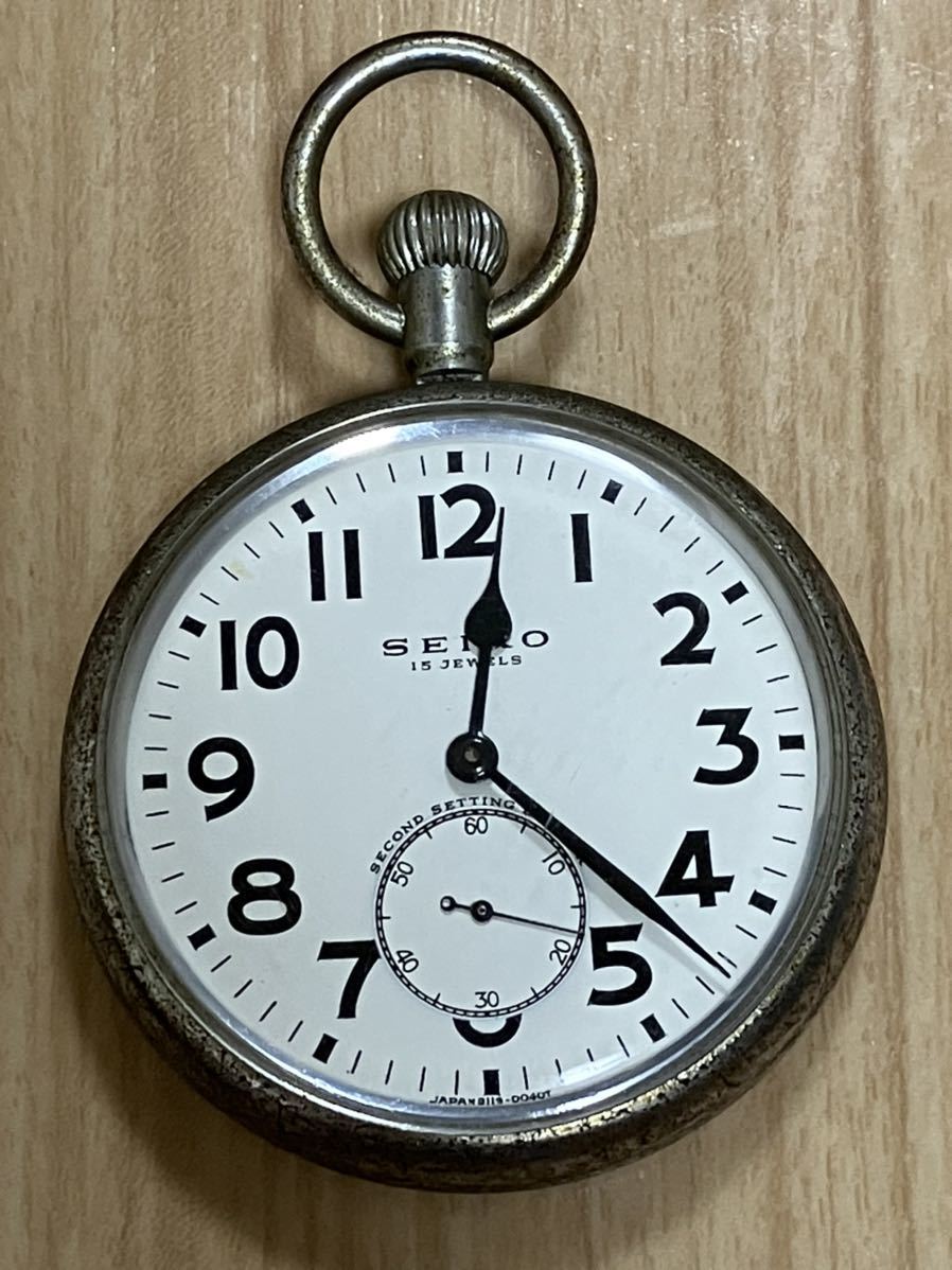 【傷や汚れあり】M14 SEIKO セイコー SECOND SETTING DIAFLEX 15JEWELS 手巻き 懐中時計 稼働品の落札情報詳細 - Yahoo!オークション落札価格検索 ...