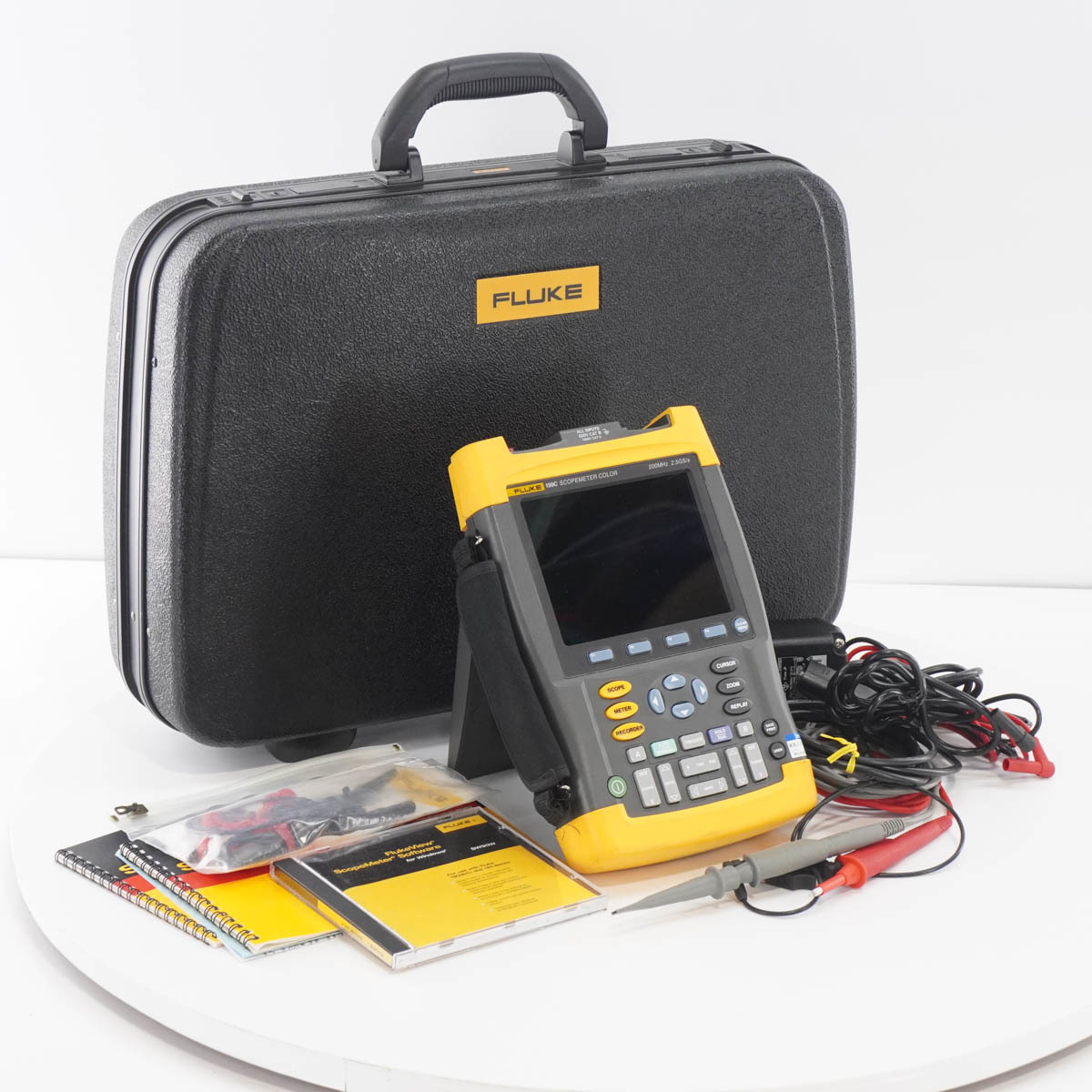 【やや傷や汚れあり】[JB] USED 199C FLUKE SCOPEMETER COLOR スコープメーター カラー...[04123 ...