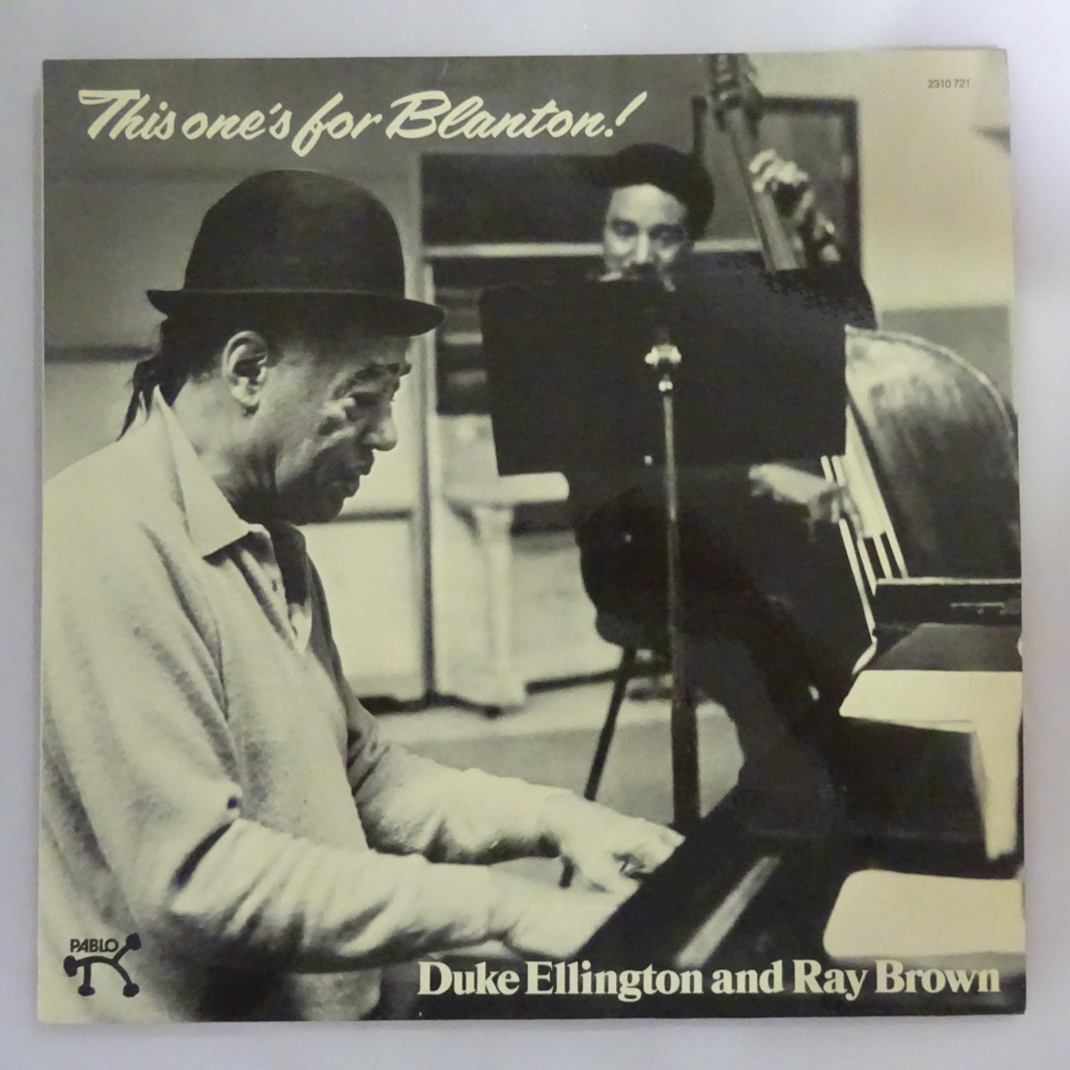 【やや傷や汚れあり】17106039;【US盤/PABLO】Duke Ellington and Ray Brown / This One's ...