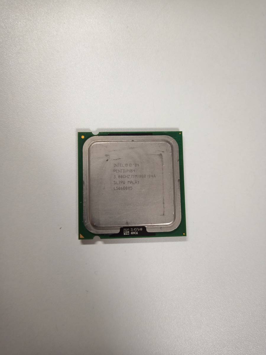 【全体的に状態が悪い】Intel Pentium4 HT 3.0GHz Prescott 1Mキャッシュ PLGA775 1コア 2スレッド ...