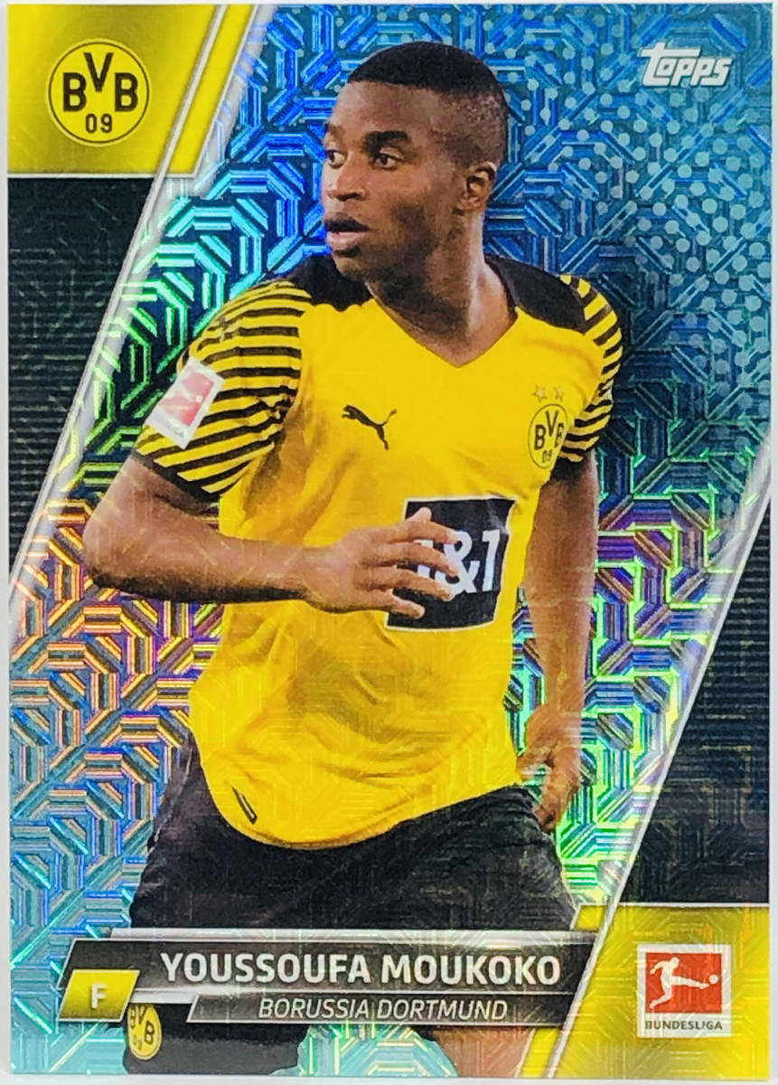 【目立った傷や汚れなし】【ムココ/Youssoufa Moukoko】2021-22 Topps Bundesliga Japan ...