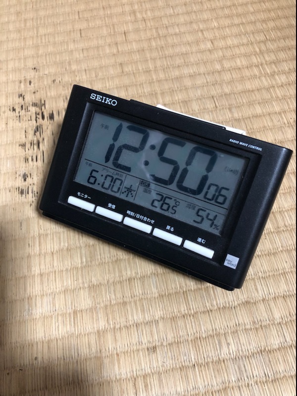 【未使用に近い】SEIKO RADIO WAVE CONTROL 目覚まし時計の落札情報詳細 - ヤフオク落札価格検索 オークフリー