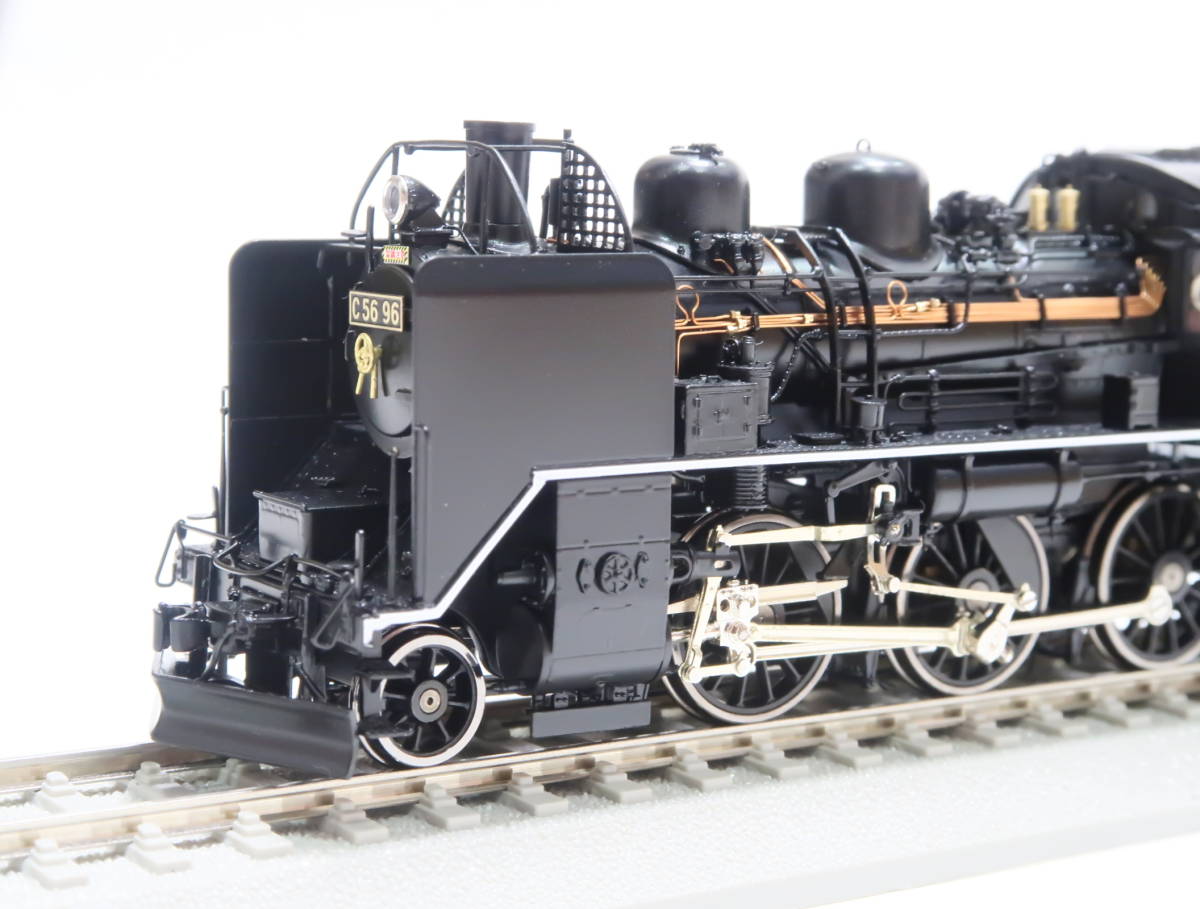 【未使用に近い】HO 天賞堂 C56 96号機 メーカー最高峰ブランド クラウンモデル 超精密 真鍮製完成品 素晴らしいフルパイピング ボイラー開閉仕様 No.11016の落札情報詳細 ...