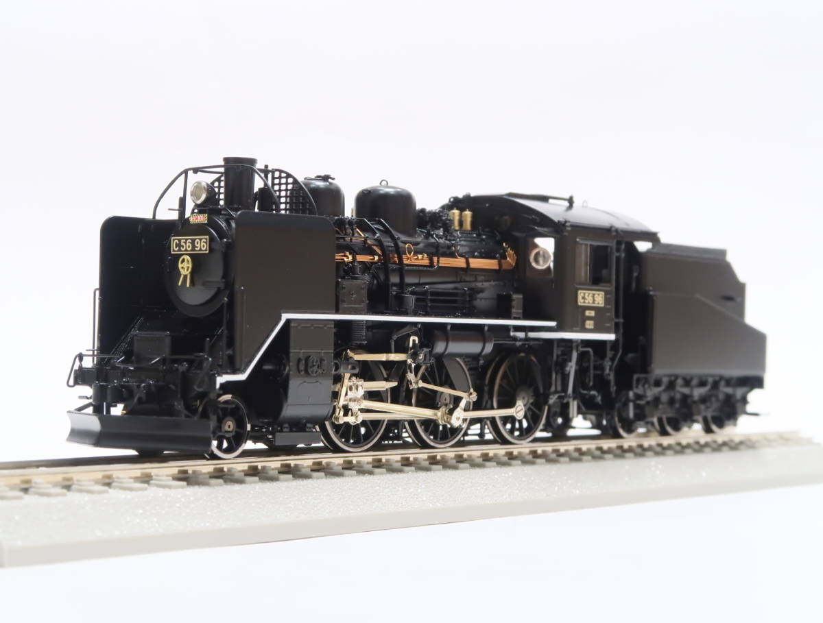 【未使用に近い】HO 天賞堂 C56 96号機 メーカー最高峰ブランド クラウンモデル 超精密 真鍮製完成品 素晴らしいフルパイピング ボイラー開閉仕様 No.11016の落札情報詳細 ...