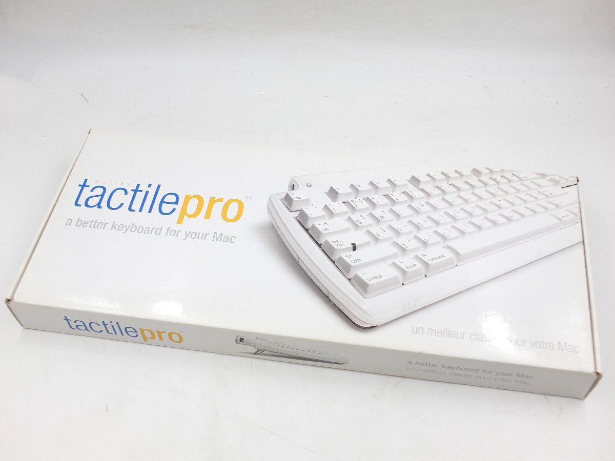 【未使用に近い】【z16978】美品 Matias マティアス Tactile Pro keyboard for Mac FK302の落札情報 ...