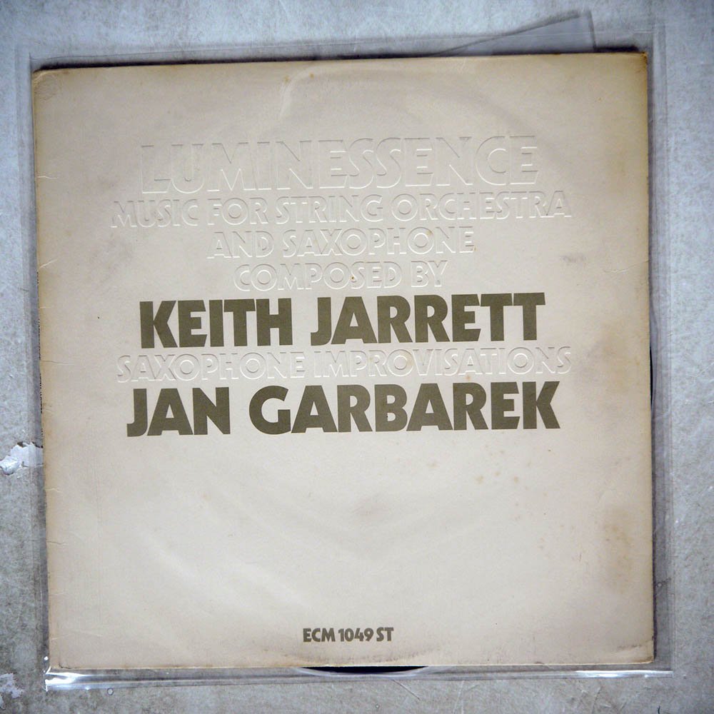 【傷や汚れあり】独 KEITH JARRETT & JAN GARBAREK/LUMINESSENCE/ECM ECM 1049 STの落札 ...