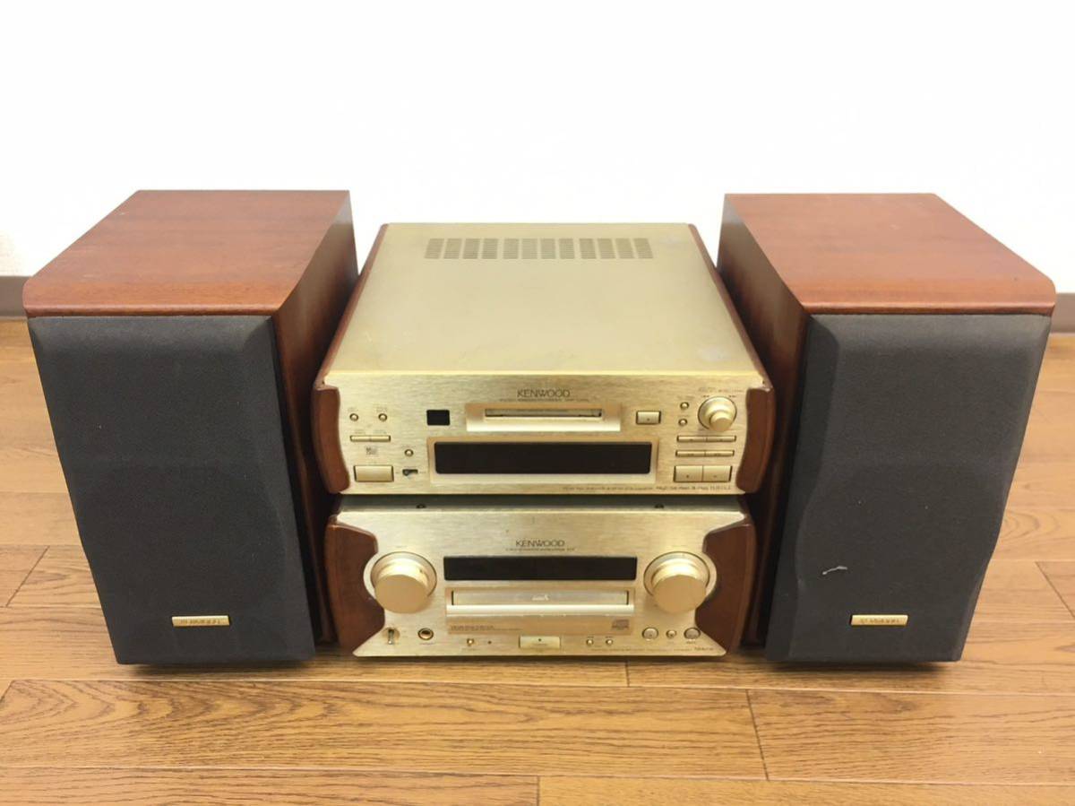 【傷や汚れあり】002 10 オーディオまとめ KENWOOD STEREO MDレコーダーDMF-7002S・LARGE ...