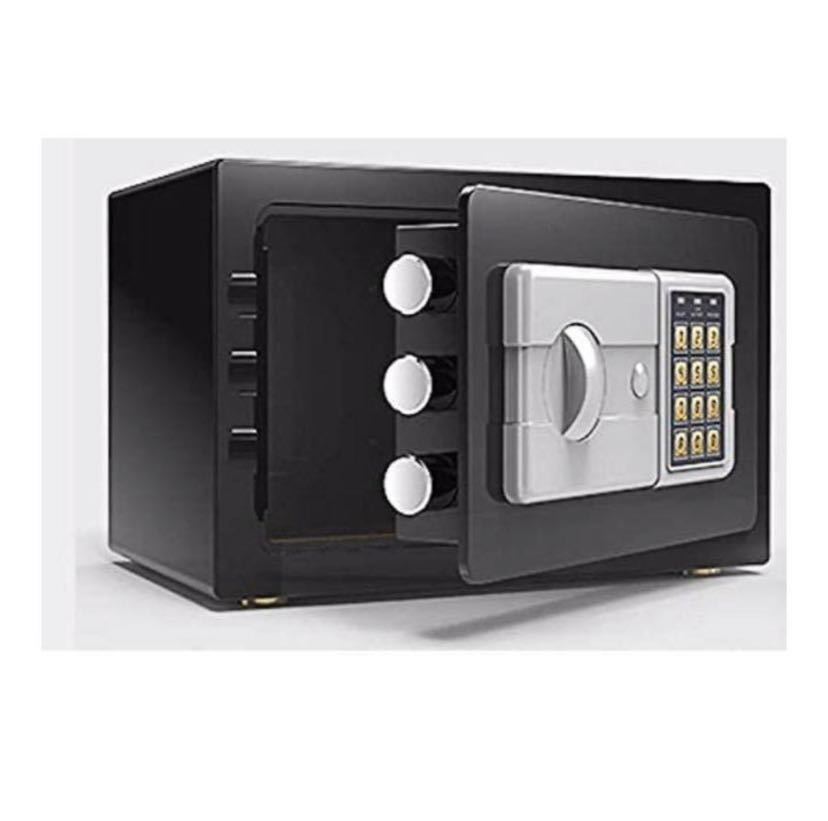 【未使用】ONE STEP 金庫 家庭用 小型 専用鍵2本 (ブラック, 12L)の落札情報詳細 - ヤフオク落札価格検索 オークフリー