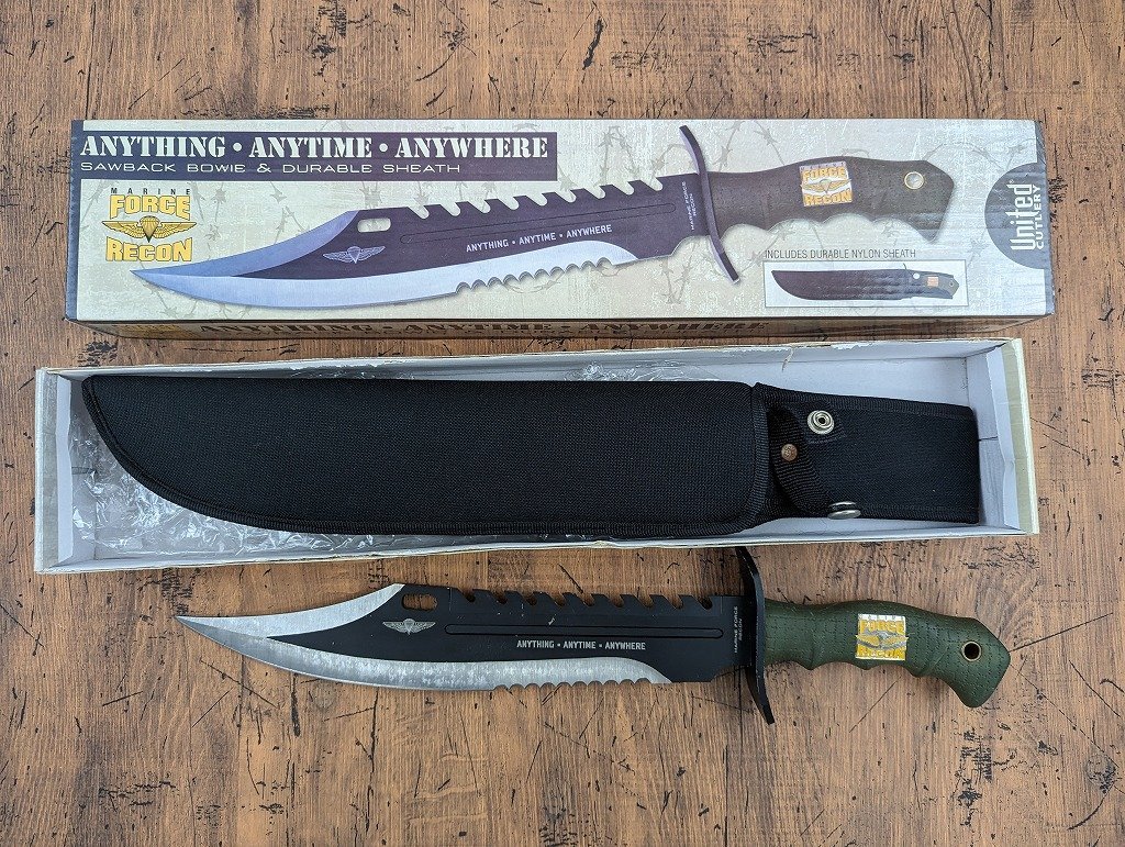 【やや傷や汚れあり】S10213/United Cutlery UC 2863 MARINE RECON ボウイ/1円～の落札情報詳細 - ヤフオク落札価格情報 オークフリー