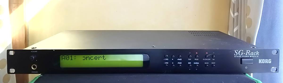 【やや傷や汚れあり】KORG SG RACK 1U音源モジュール 名機 の落札情報詳細| ヤフオク落札価格情報 オークフリー