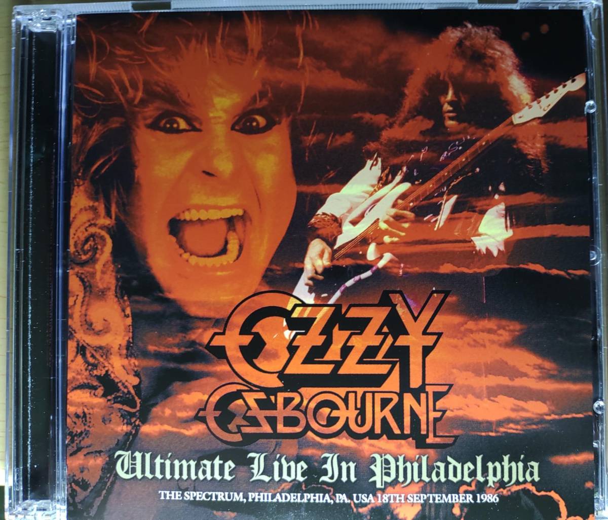 【傷や汚れあり】[送料込] Ozzy Osbourne 2CD 1986 Live Philadelphia USA Black ...
