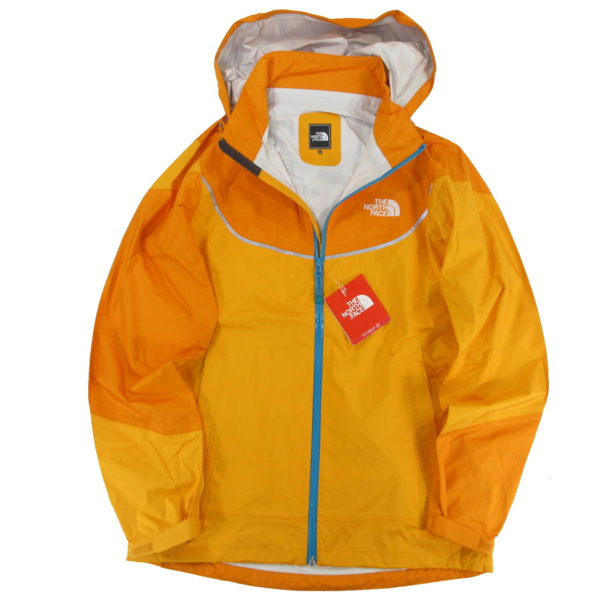【未使用】新品 THE NORTH FACE 透湿 防水 HYVENT 3D ダイナミック ドライ ジャケット XL オレンジ ノースフェイス ...