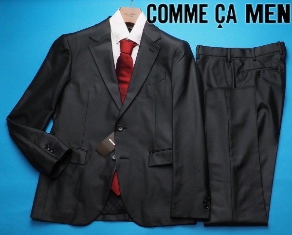 【未使用】新品訳 定価7.5万円 COMME CA MEN コムサメン 2022A/W最新作 日本製 ポリストギャバジン セットアップ スーツM黒(05) 04GA05の落札情報詳細 ...