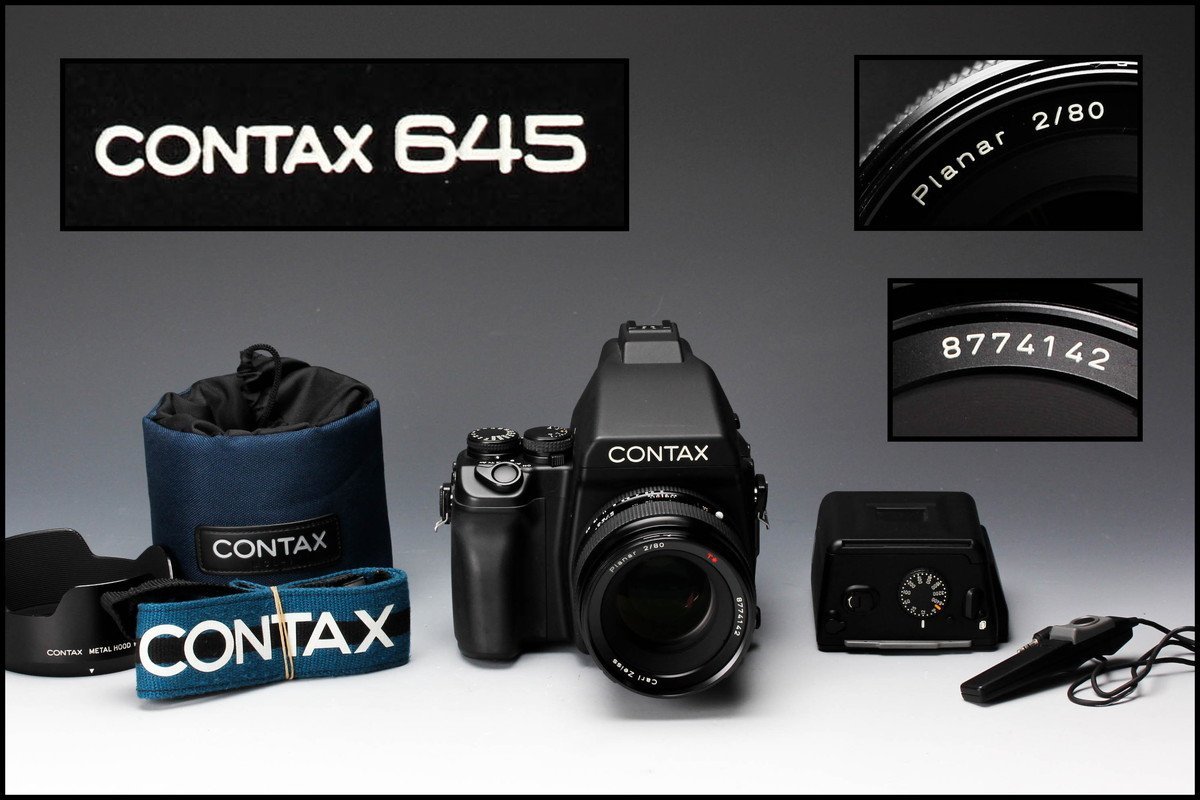 【やや傷や汚れあり】【佳香】時代を写した名機特集 CONTAX コンタックス 645 Carl Zeiss Planar レンズ他 本物保証の落札情報詳細 - Yahoo!オークション落札価格 ...