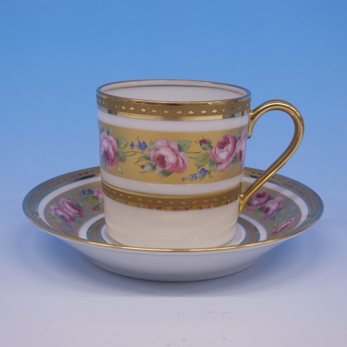 【傷や汚れあり】1円～ おたからや xm943 アビランド リモージュ 金彩レリーフ カップコレクション 絵替カップ＆ソーサー6客の落札情報 ...