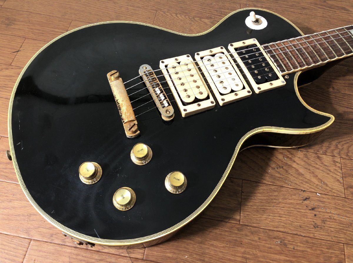 【やや傷や汚れあり】GRECO EG800 レスポールカスタム 3PU エレキギター D102Y072Pの落札情報詳細 - ヤフオク落札価格検索 オークフリー