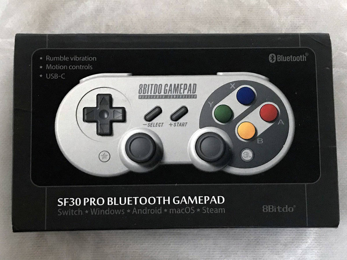 【やや傷や汚れあり】8Bitdo SF30 PRO BLUETOOTH GAMEPADの落札情報詳細 - ヤフオク落札価格検索 オークフリー