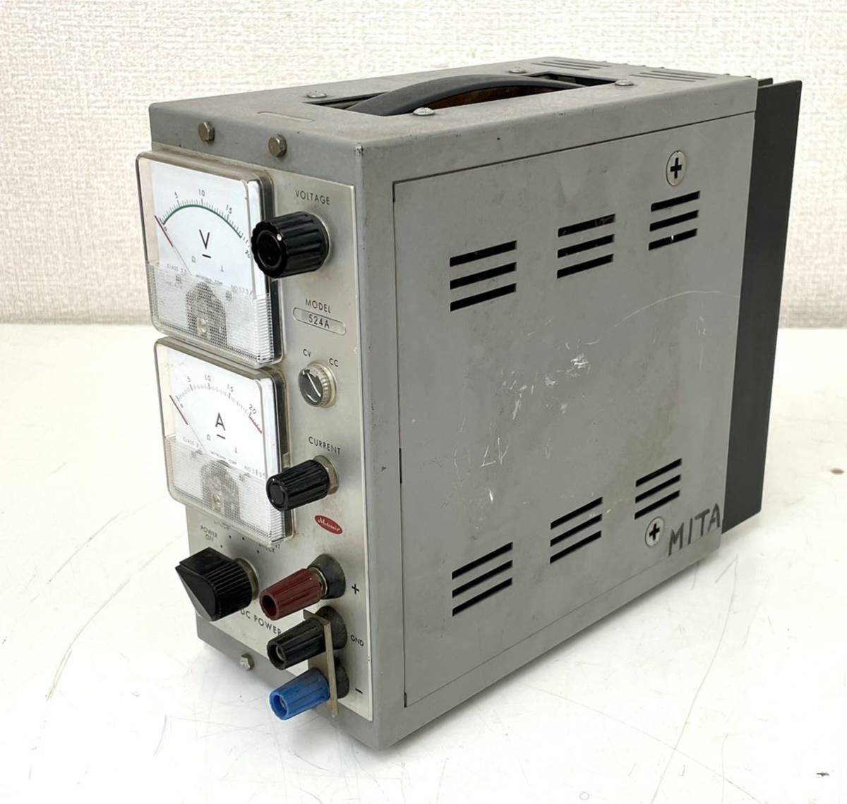 【傷や汚れあり】METRONIX 526 DC POWER SUPPLY REGULATED メトロニクス 直流 安定化電源 電流計 電圧計 ...