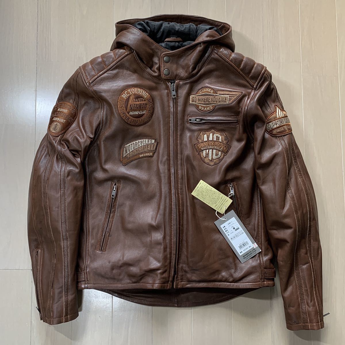 【未使用】SALE DEGNER デグナー 本革レザージャケット 20WJ-1 BROWN Lサイズ 定価42900円 プロテクターフル装備 A41114-7の落札情報詳細 - ヤフオク落札 ...