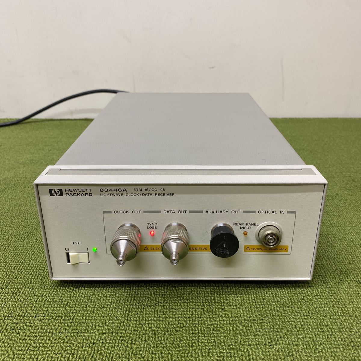 【傷や汚れあり】hp/Agilent「83446A」LIGHTWAVE CLOCK/DATA RECEIVER STM-16/OC-48の落札 ...