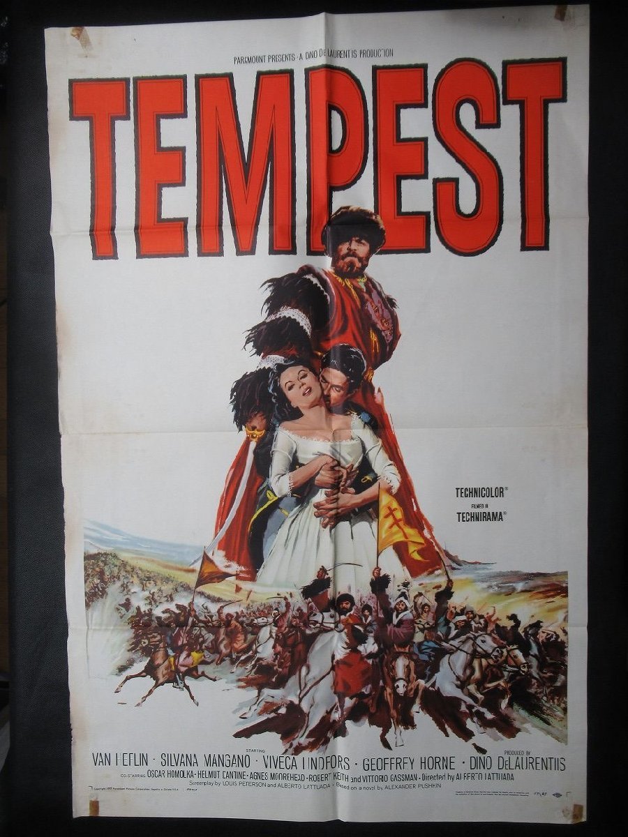 【傷や汚れあり】※N936/US版1sh 映画ポスター【TEMPEST】 監督アルベルト・ラットゥアーダ/ORG 59/89の落札情報詳細 - Yahoo!オークション落札価格検索 オークフリー