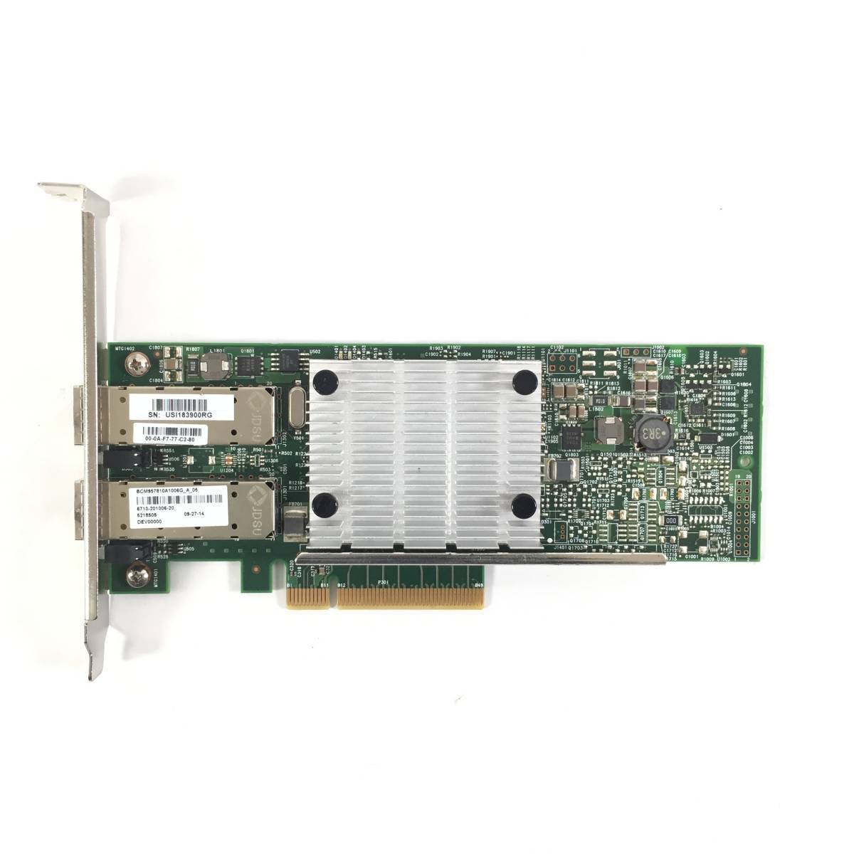 【やや傷や汚れあり】S4111561 BROADCOM BCM957810A1006G Dual Port 10gb SFP Adapter ...