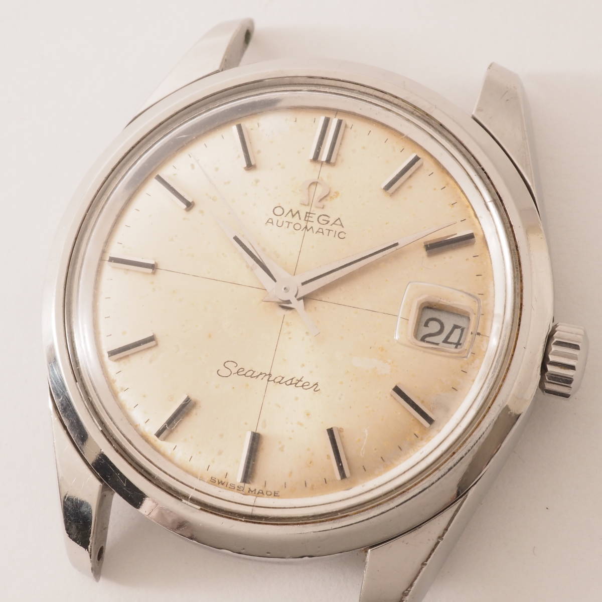 【傷や汚れあり】オメガ シーマスター オートマチック Ref,166010-67SC Cal,565 OMEGA Seamaster デイト ...