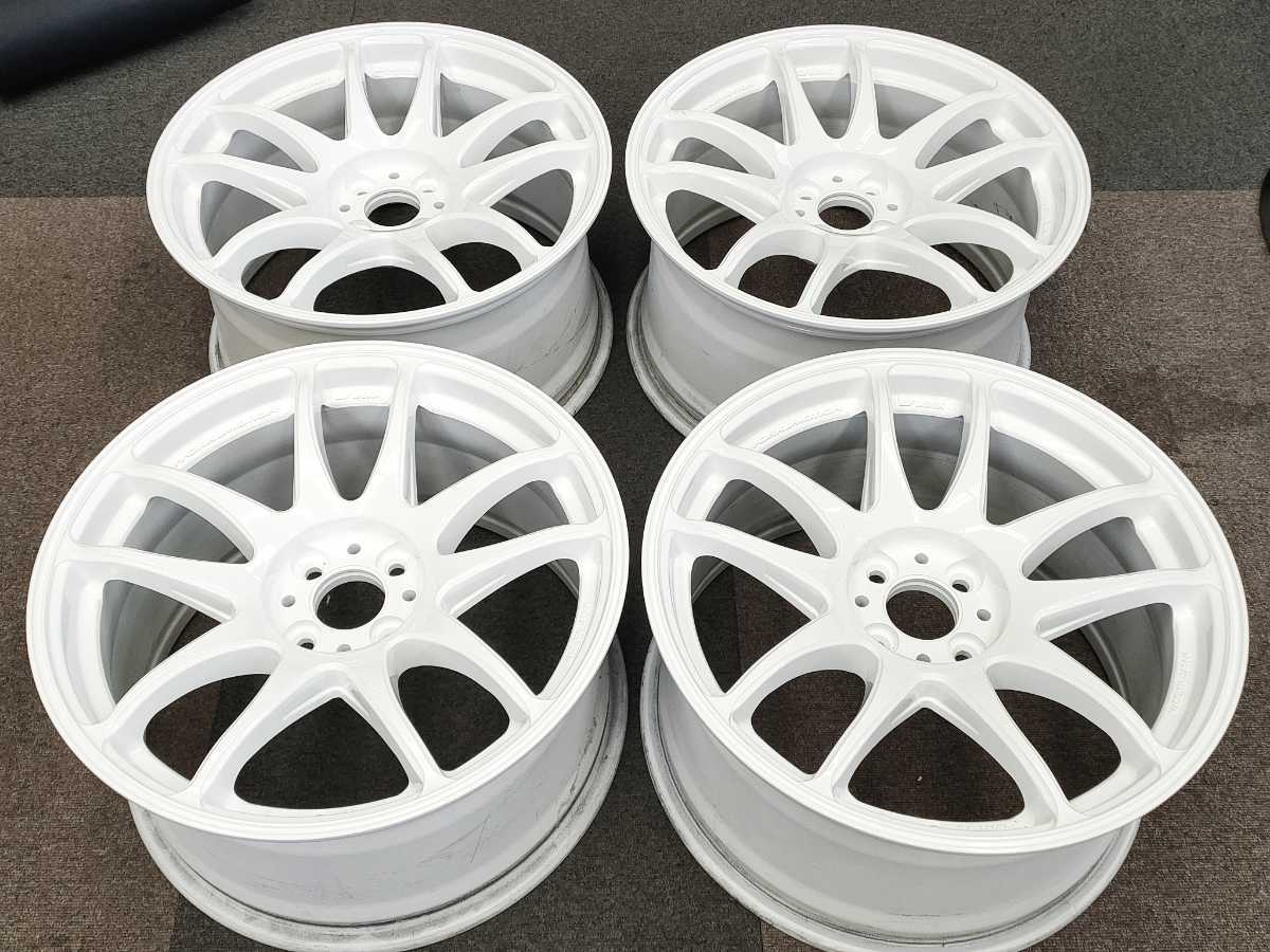 【やや傷や汚れあり】稀少サイズ！ワーク エモーション CR 極 WORK kiwami 17x9 +38 4/100 usdm jdm ...