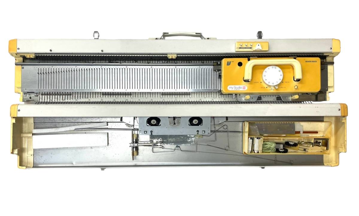 【全体的に状態が悪い】E2★SILVER REED/シルバーリード★my Studio EL/エル 編み機【890】手工芸 ハンドクラフト 編物の落札情報詳細 - ヤフオク落札価格検索 オークフリー