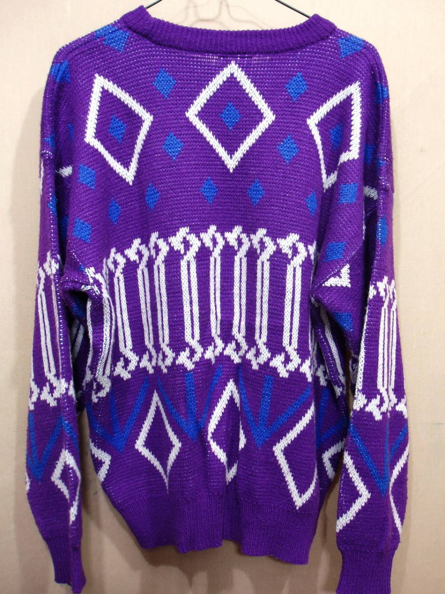 【やや傷や汚れあり】M37474【Jolly compa】70-80's 当時物 アクリル セーター ビンテージの落札情報詳細 - ヤフオク落札価格検索 オークフリー