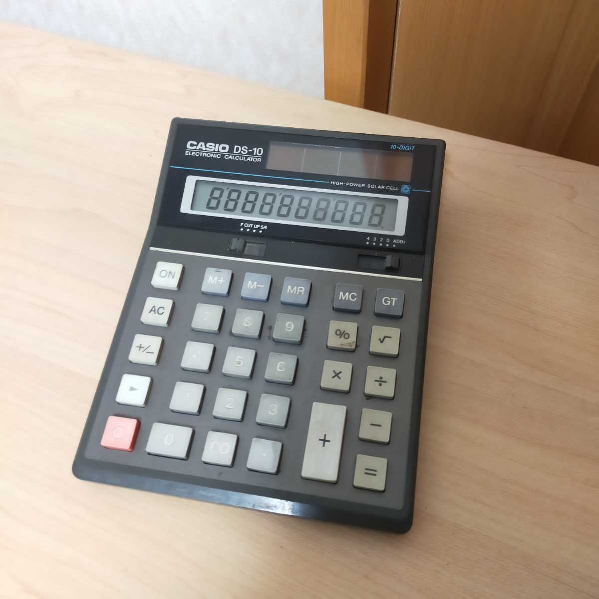 【やや傷や汚れあり】CASIO カシオ 本格実務電卓 10桁 DS-10K 日本製★動作品 の落札情報詳細| ヤフオク落札価格情報 オークフリー