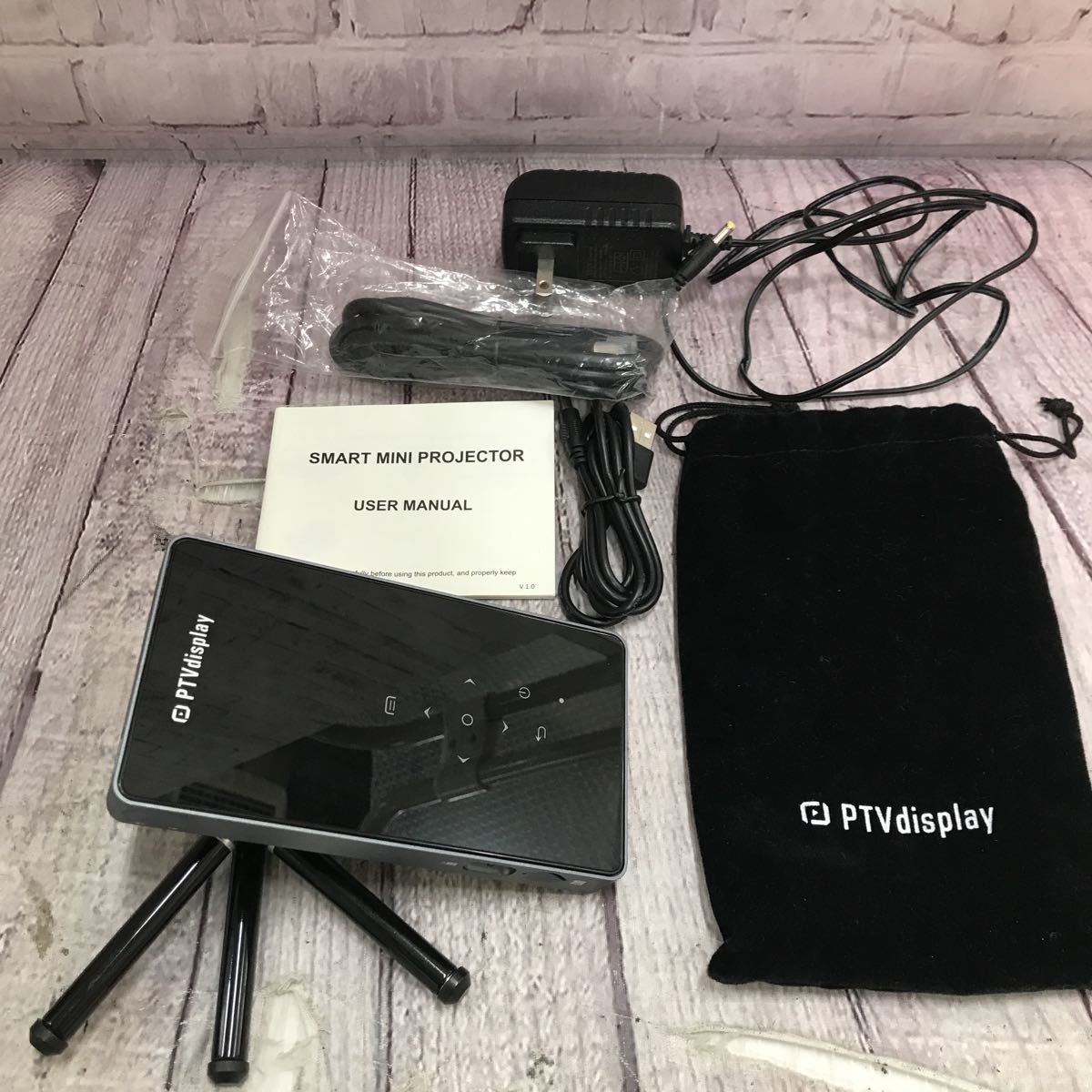 【やや傷や汚れあり】s121118-7484 PTVdisplay ピコポケット ミニプロジェクター ブラック PTV-p8I の落札情報詳細 - ヤフオク落札価格検索 オークフリー