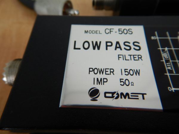 【傷や汚れあり】4225 COMET/コメット 4点まとめて TF400 コモンモードフィルター、CF-50S ローパスフィルター、CSW ...