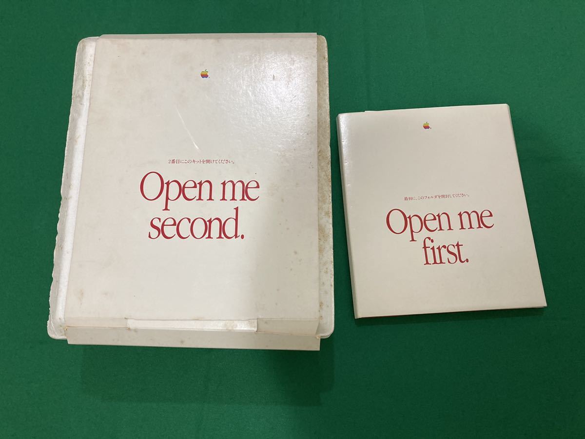 【やや傷や汚れあり】OldMac Macintosh IIcx システムディスク/マニュアル Open me first/ Open me ...