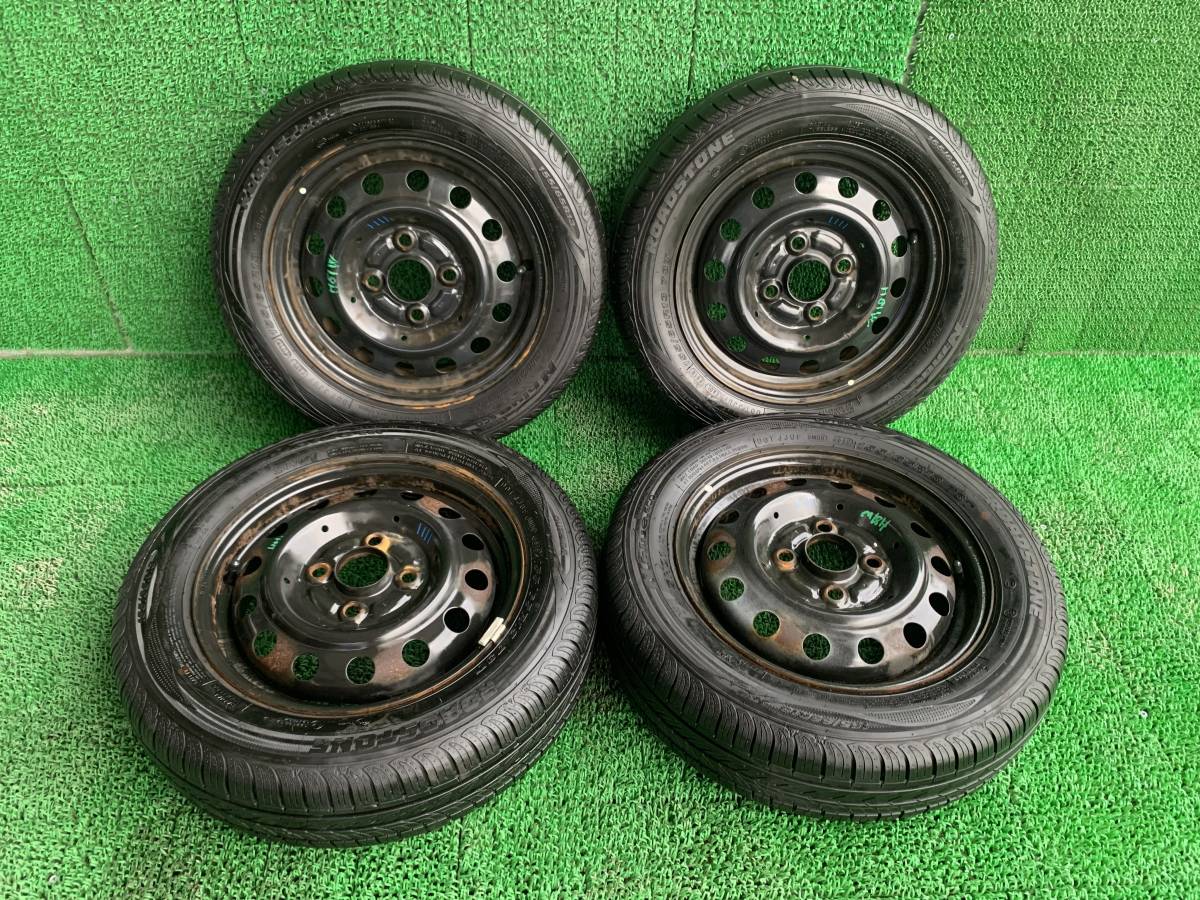 【やや傷や汚れあり】ホンダ JE1 JE2 ゼスト ザッツ ライフ トゥデイ 純正 スチール 鉄ホイール 13×4.00B PCD100 155/65R13 4本セット の落札情報詳細 ...