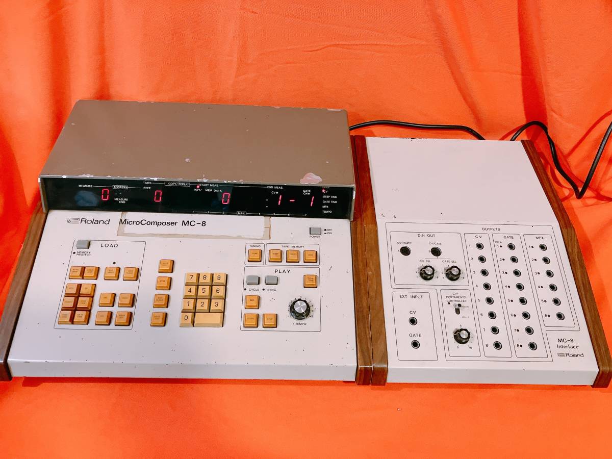 【傷や汚れあり】Roland MicroComposer MC-8 ＋ Interfaceセットの落札情報詳細 - ヤフオク落札価格検索 オークフリー