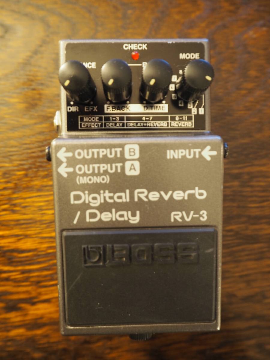 【傷や汚れあり】BOSS RV-3（Digital Reverb / Delay）の落札情報詳細 - ヤフオク落札価格検索 オークフリー