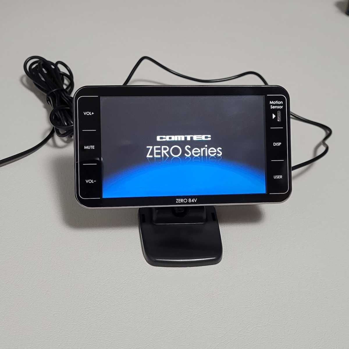 【目立った傷や汚れなし】☆超美品☆コムテック COMTEC ZEROシリーズ ZERO 84V 超高感度GPS内蔵レーダー探知機 大画面4インチ モーションセンサー搭載 OBDⅡ対応 の落札 ...