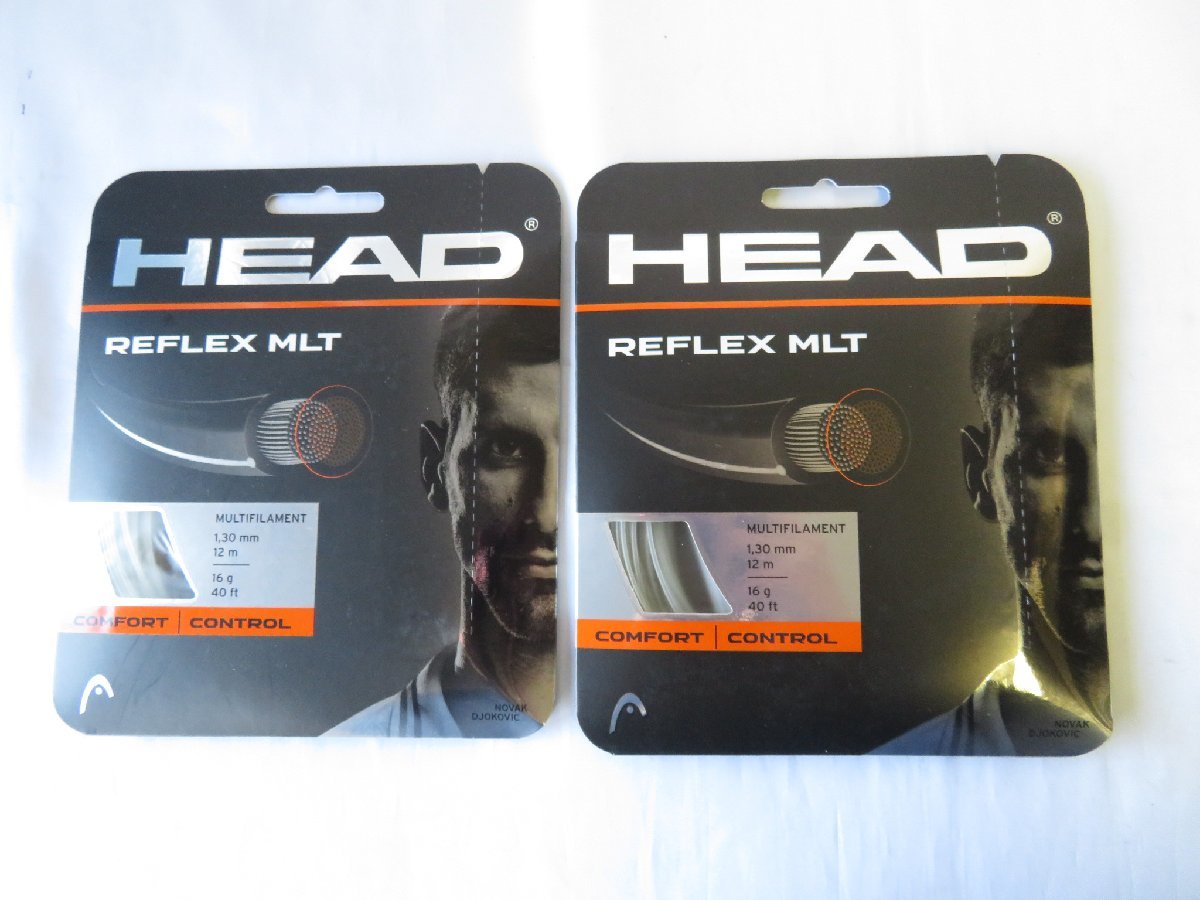 【未使用】新品未開封★ヘッド HEAD REFLEX MLT リフレックス マルチ 単張 1.30mm 12m 硬式テニスガット★2張セット の落札情報詳細| ヤフオク落札価格情報 オークフリー