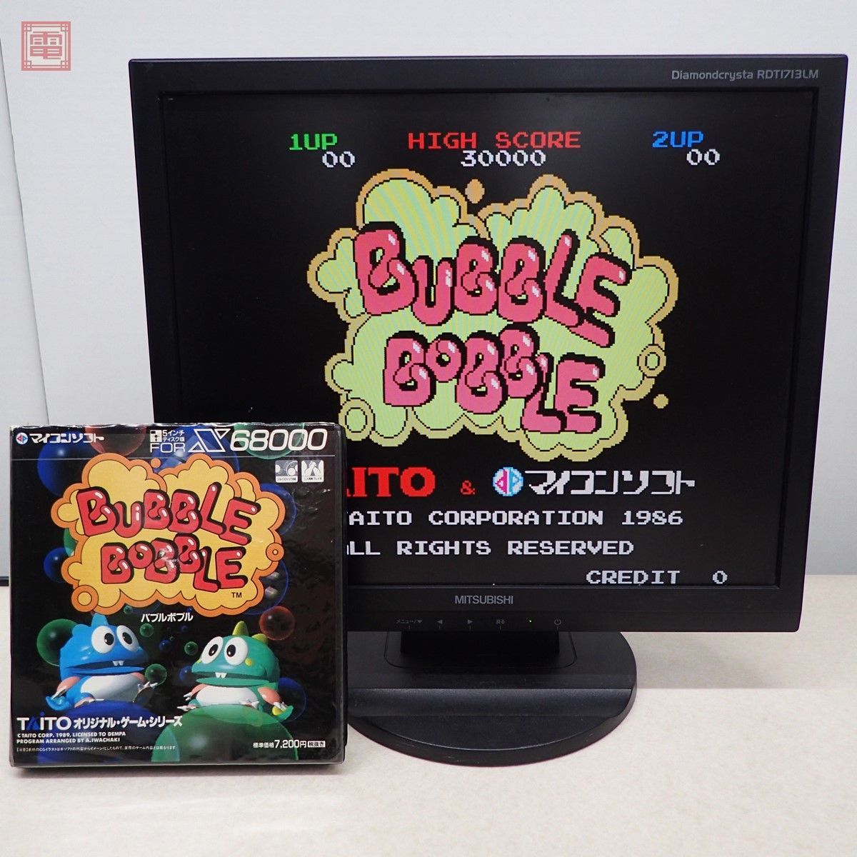 【傷や汚れあり】X68000 5インチFD バブルボブル BUBBLEBOBBLE タイトー TAITO 電波新聞社 マイコンソフト 起動OK【10の落札情報詳細 - ヤフオク落札価格情報 ...