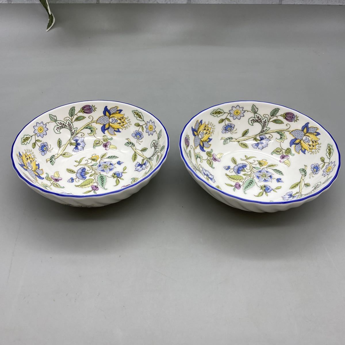 【やや傷や汚れあり】【B14-101】MINTON ミントン プレート 皿 2点 HADDON HALL BLUE ハドンホールブルー の落札 ...