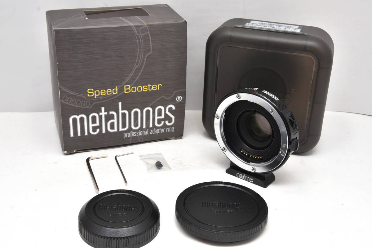 【目立った傷や汚れなし】メタボーンズ 電子接点付マウントアダプター Speed Booster METABONES MB_SPEF-BMPCC-BM1 Blackmagic Pocket ...